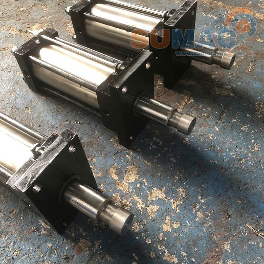 Xi lanh thủy lực cảm biến từ 80 hành trình 200mm, xi lanh cảm biến từ 125 hành trình 200mm - Sumac